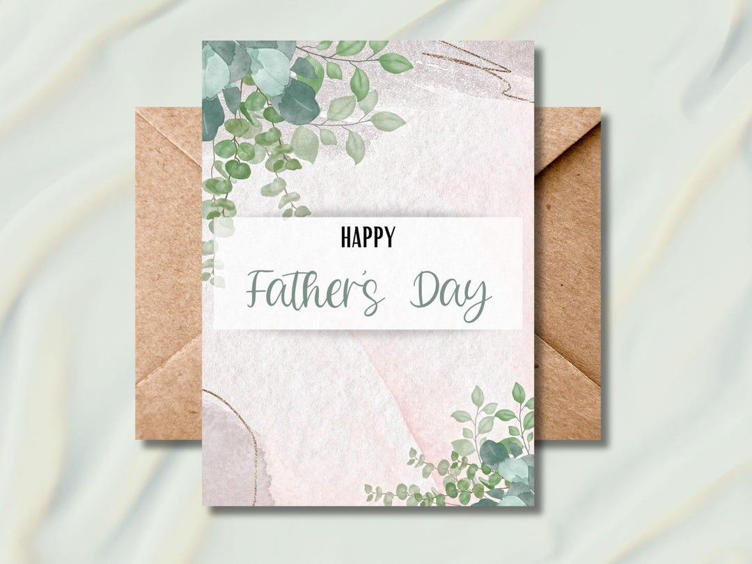 Elegant Father's Day Card, Dad Card, Parent Appreciation Gift ...