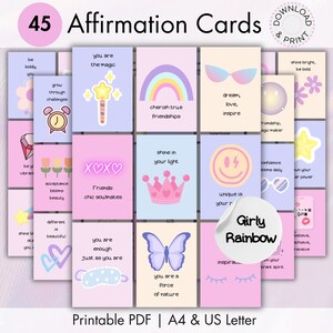Affirmation Cards Printable Quotes About Life Mindfulness Cards ...