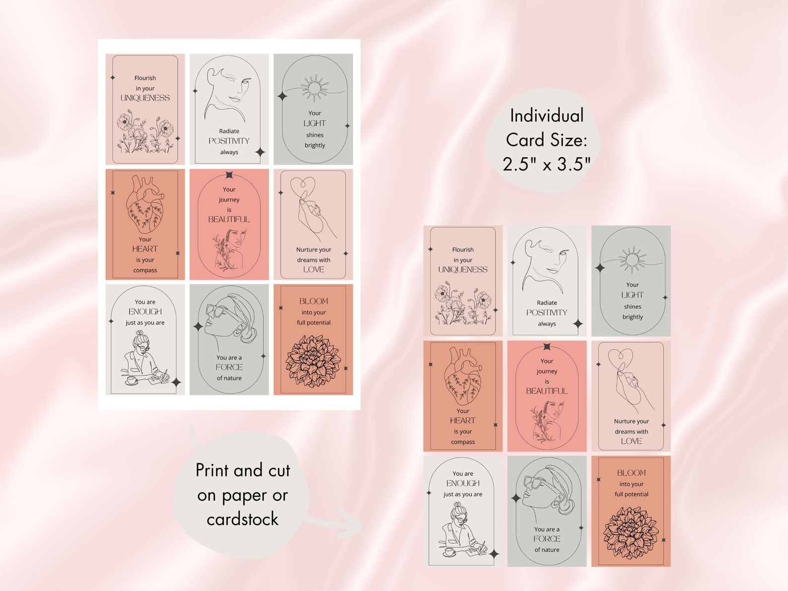 Affirmation Cards Printable Quotes About Life Mindfulness Cards ...