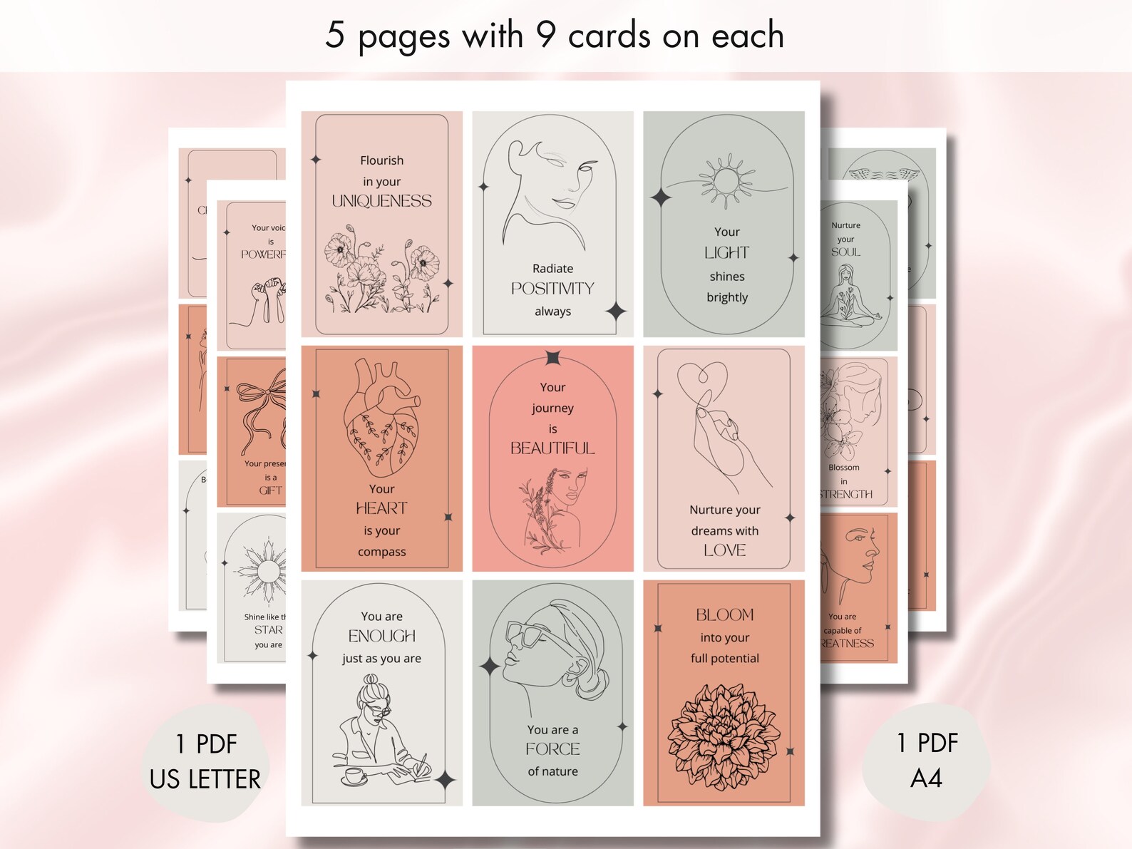 Affirmation Cards Printable Quotes About Life Mindfulness Cards ...