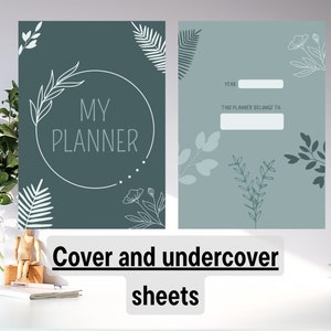 Monthly Planner Printable Organizer Green Nature Printable Planner ...
