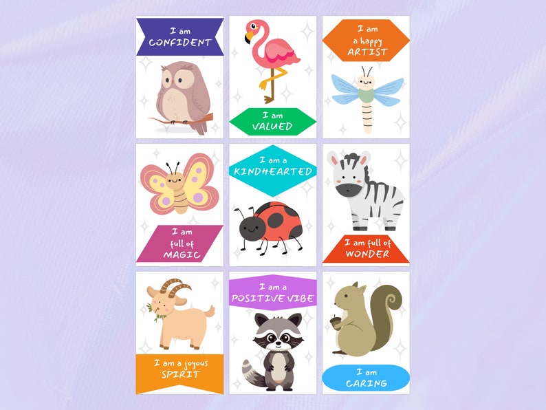 Positive Affirmation Cards Printable Affirmation Cards for Kids ...