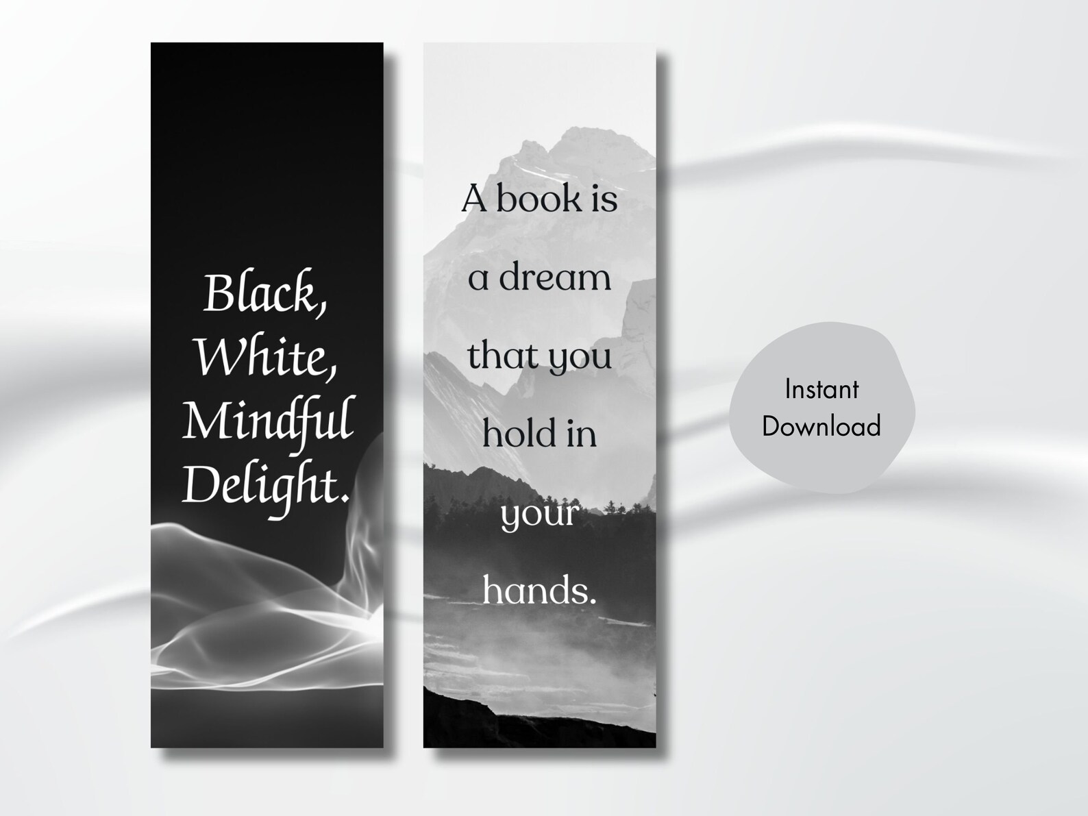 Minimalist Printable Bookmarks With Inspirational Reading Quotes ...