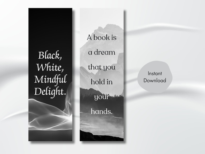 Minimalist Printable Bookmarks With Inspirational Reading Quotes ...