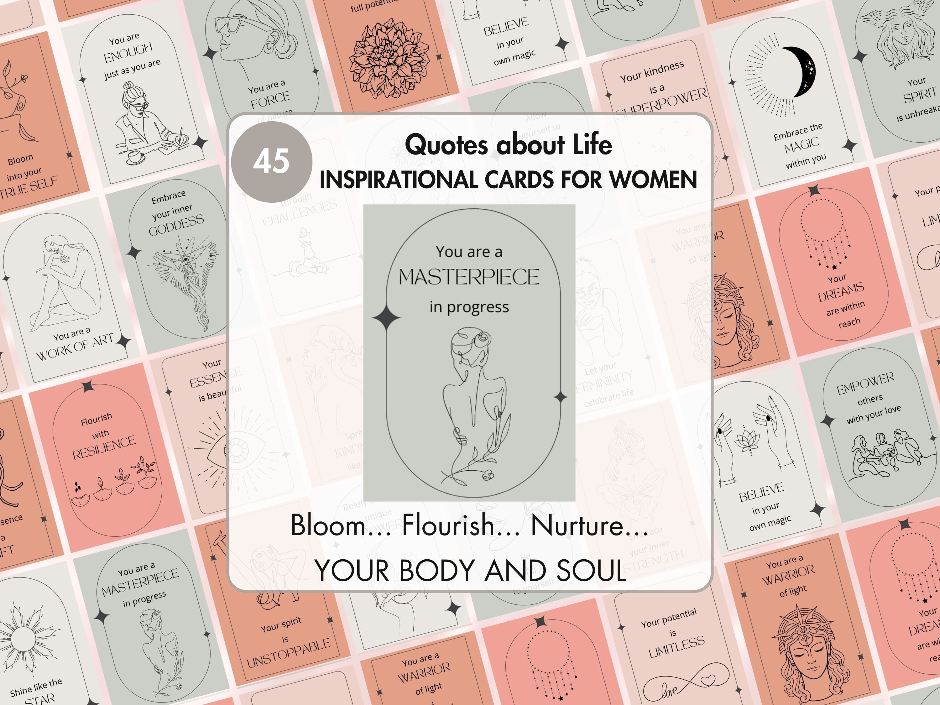 Printable Affirmation Cards Vision Board Printables Quotes About Life ...