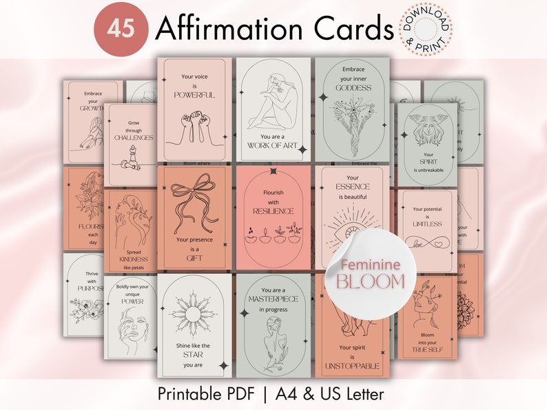 Affirmation Cards Printable Quotes About Life Mindfulness Cards ...