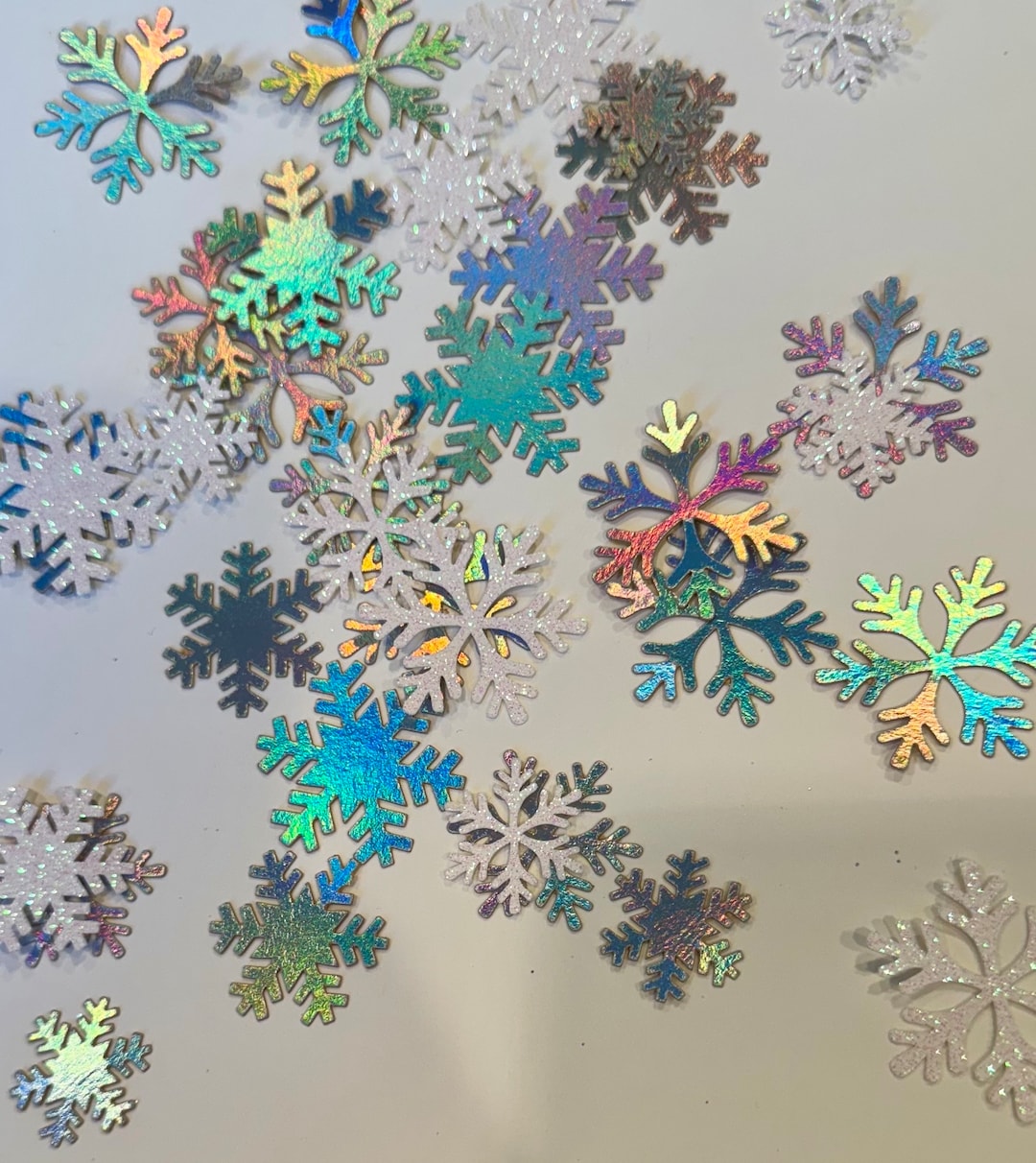 Frozen Party - Snowflake Confetti - Glitter - Iridescent - Winter ...