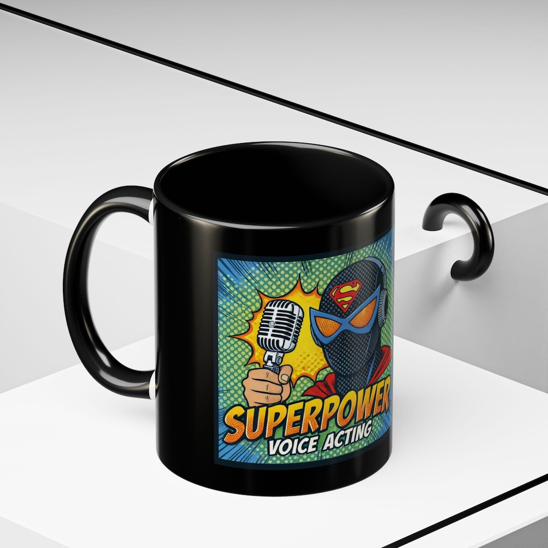 Superpower Voice Acting Mug: Comic-style Gift for Voice Actors - Etsy