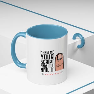 Hand Me Your Script Mug - Essential Coffee Mug for Voice Actors - Etsy
