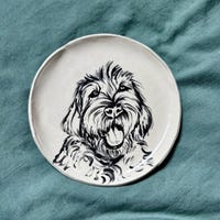 Dog Portrait Plate - Etsy