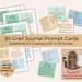 Grief Journalling Prompts Printable Cards, Mental Health, Mindfulness ...