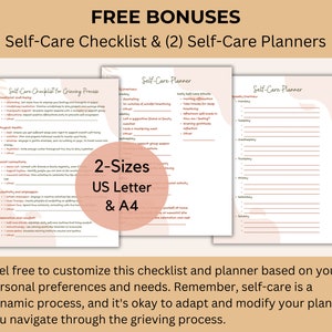 Grief Journalling Prompts Printable Cards, Mental Health, Mindfulness ...