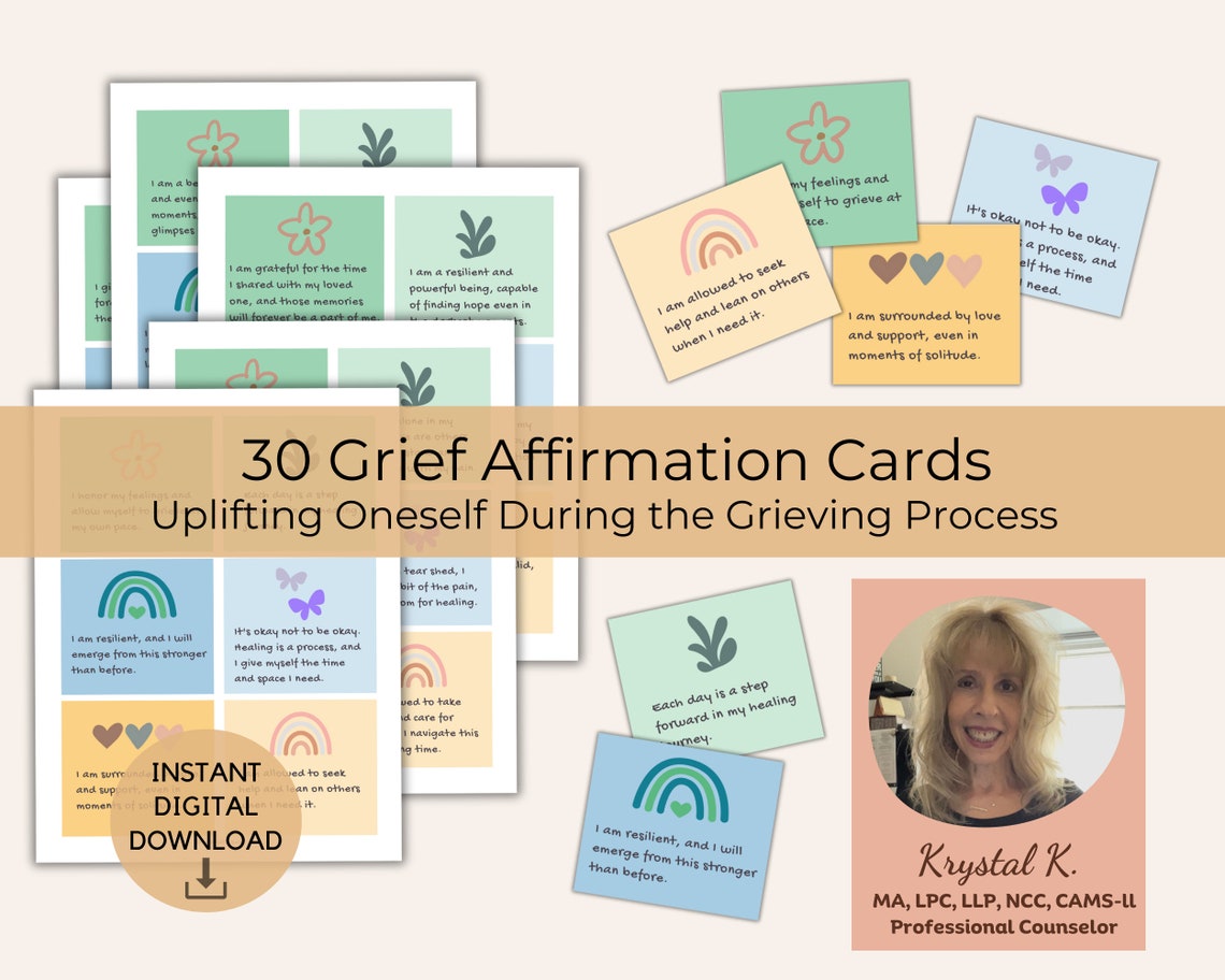 Grief & Loss Bundle, Counselling Worksheets, Art Tools, Activities ...