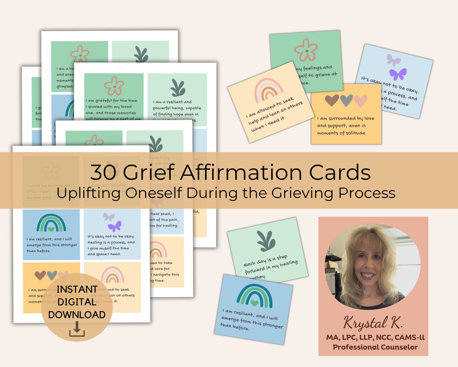 Grief & Loss Bundle, Counselling Worksheets, Art Tools, Activities ...
