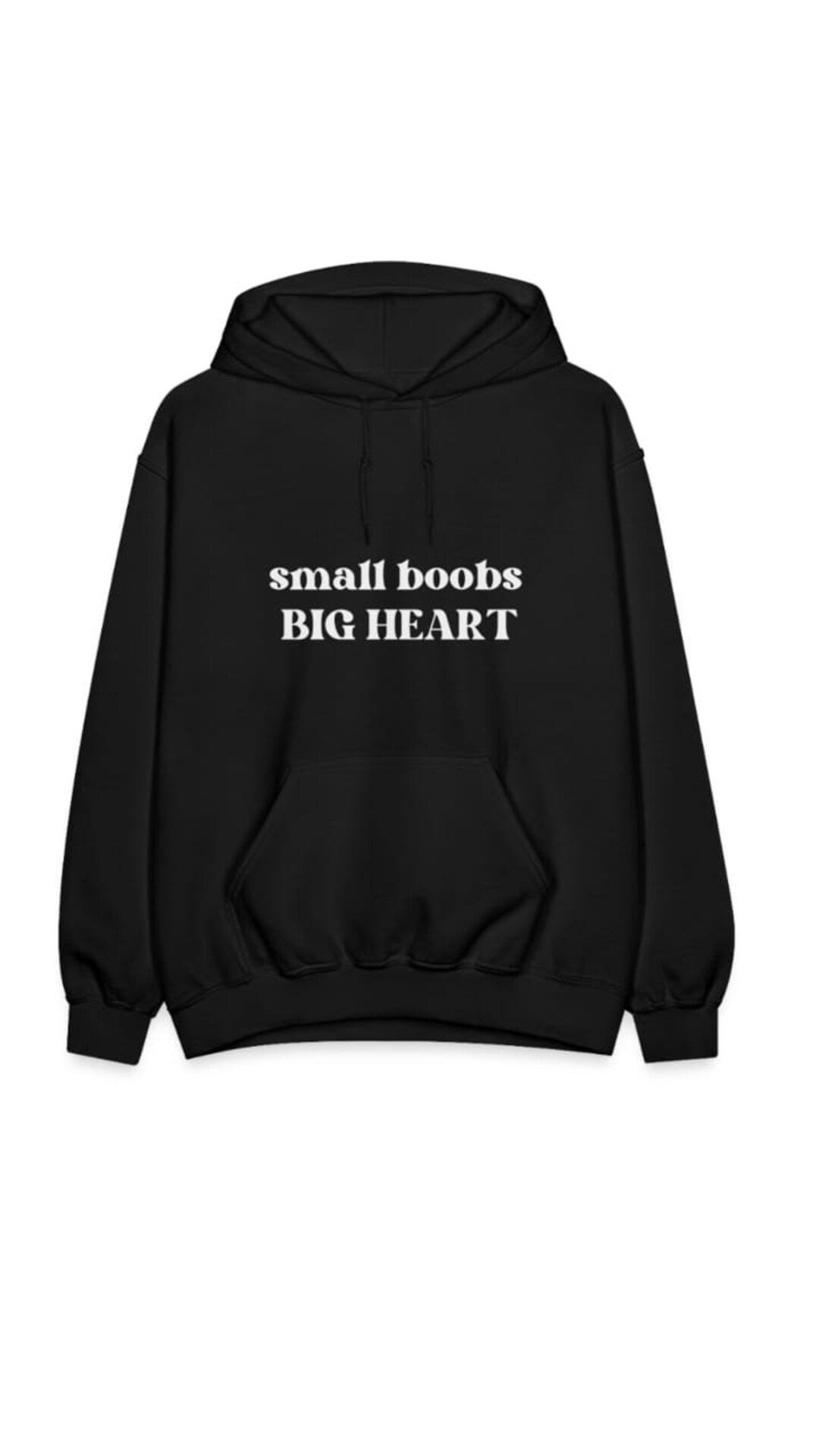 Small Boobs Big Heart Hoodie Womens Hooded Sweatshirt Etsy