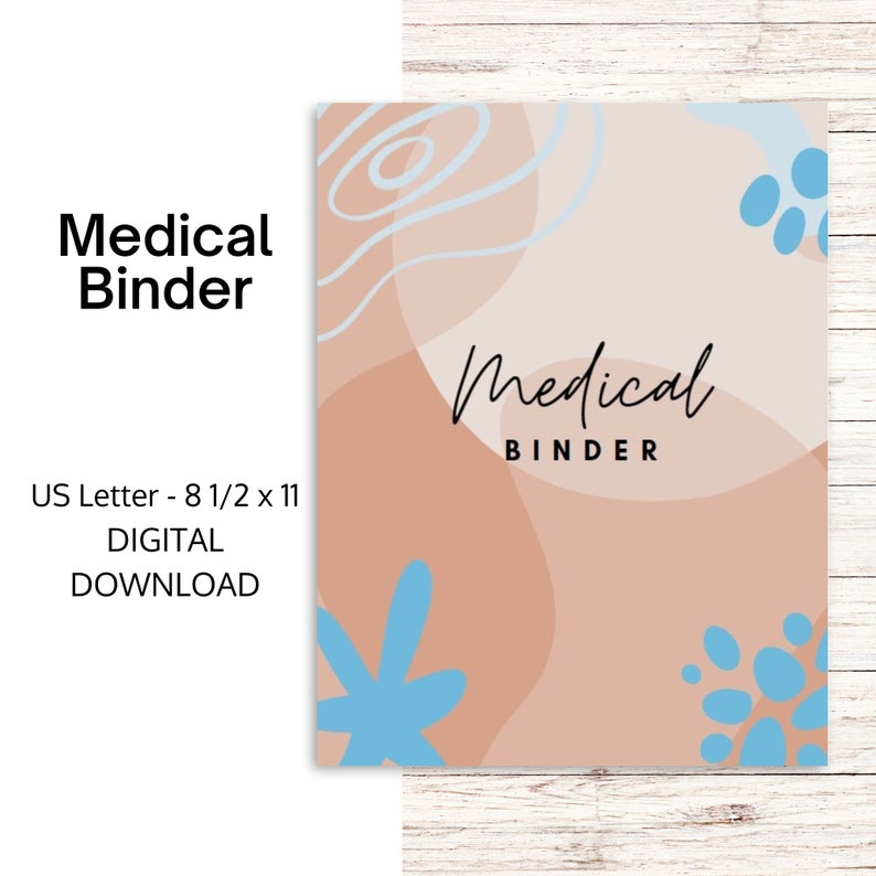 Family Medical Binder: Printable Health Tracker (PDF) - Etsy