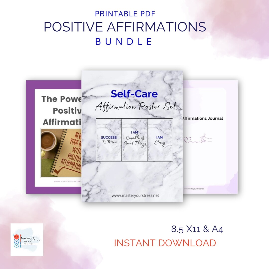 Positive Affirmations Bundle - Etsy