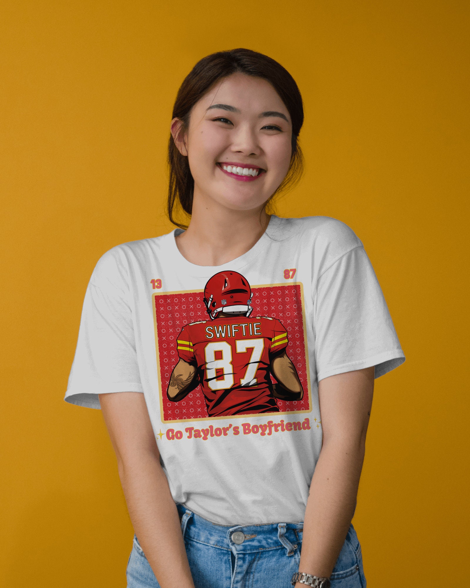 Travis & Taylor Eras PNG, Swiftie Football Design, Eras Tour 87 Art ...