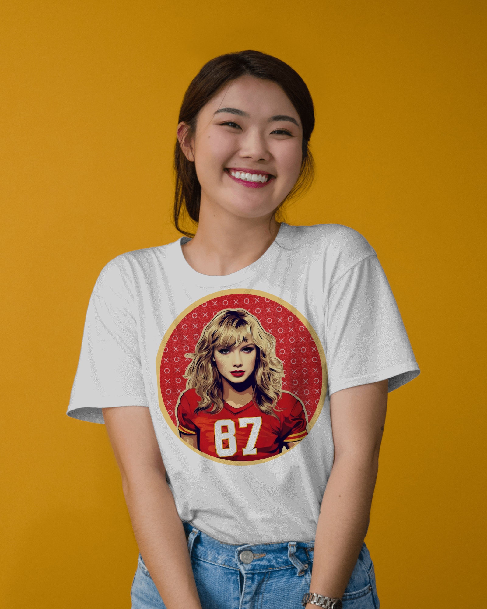 Swift Jersey Travis & Taylor Eras PNG, Eras Tour, Swiftie Football ...