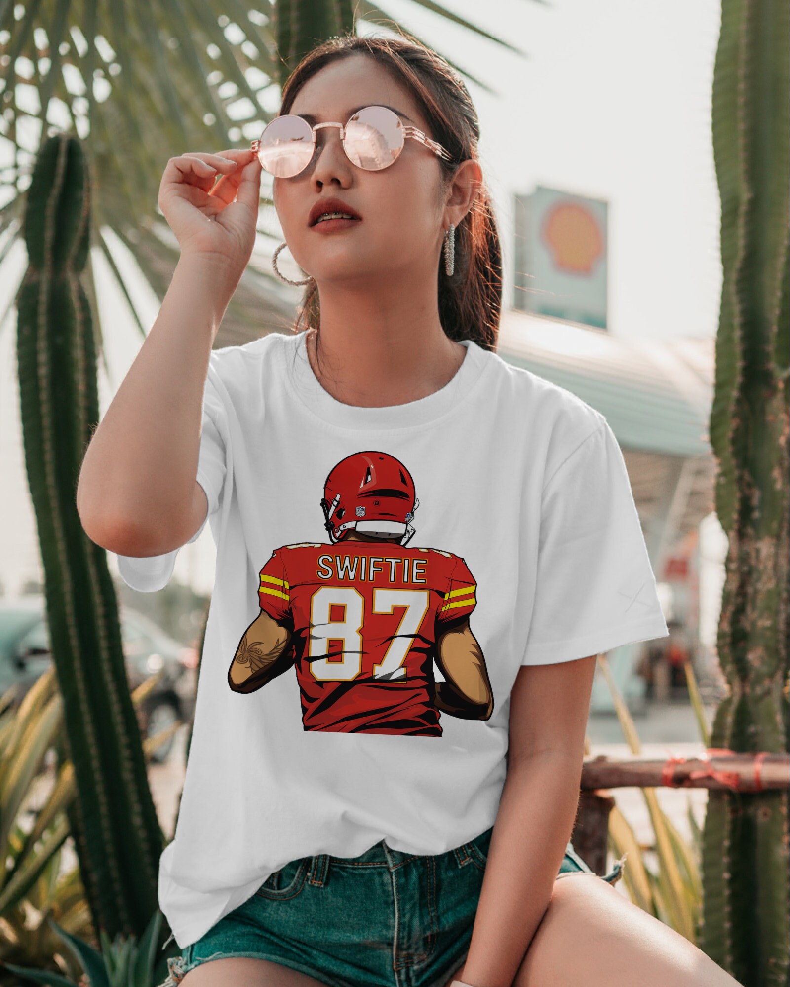 Travis & Taylor Eras PNG, Swiftie Football Design, Eras Tour 87 Art ...