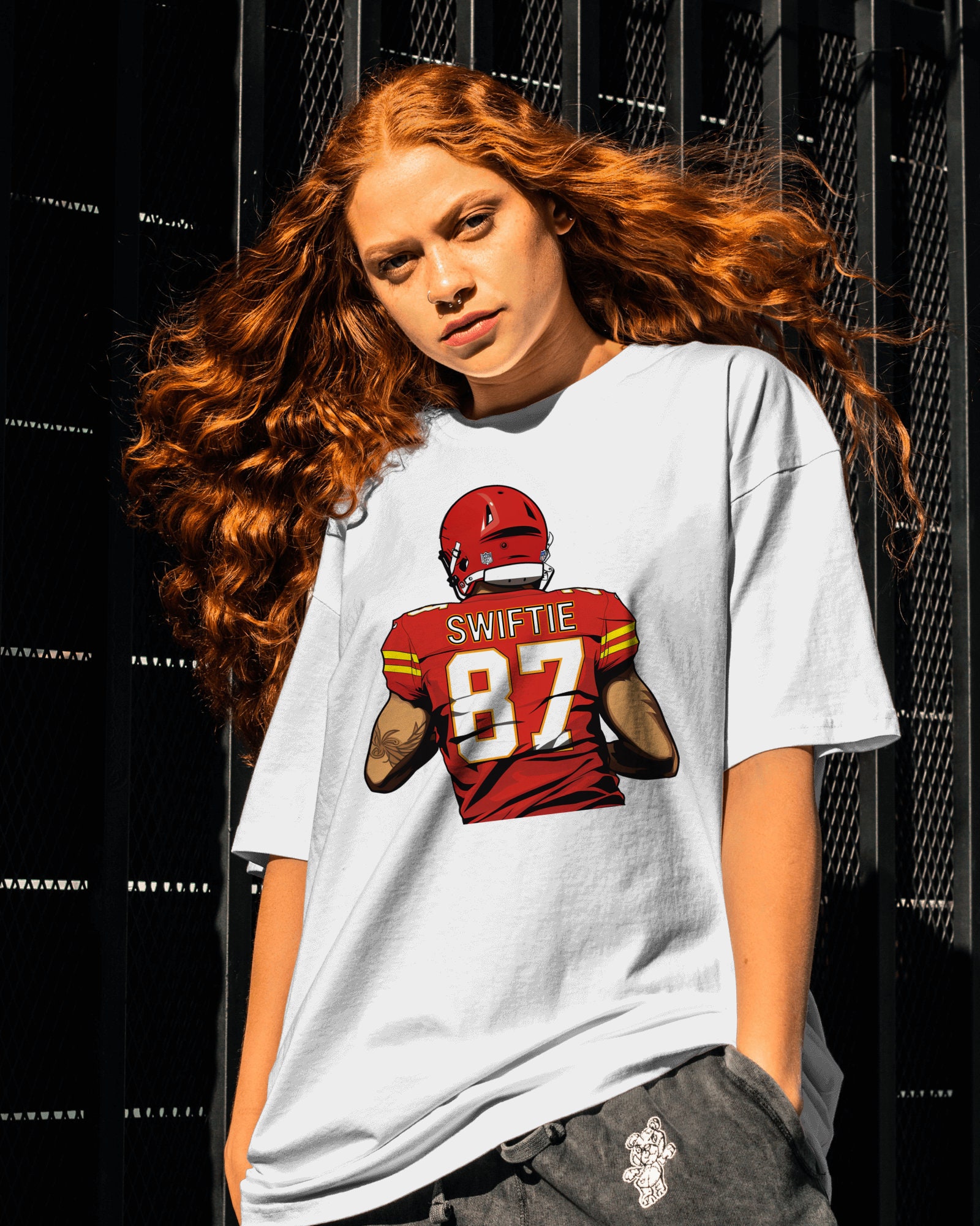 Travis & Taylor Eras PNG, Swiftie Football Design, Eras Tour 87 Art ...