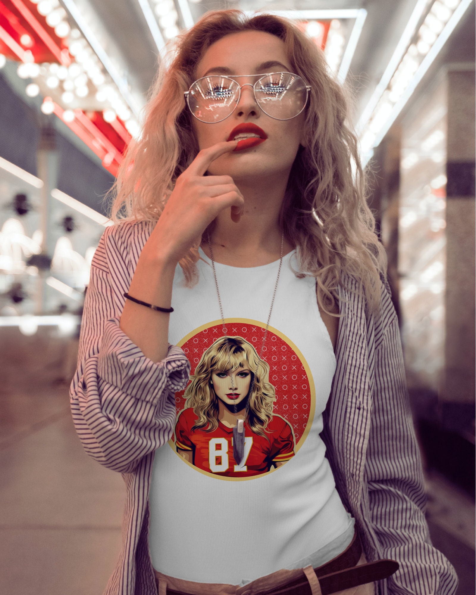 Swift Jersey Travis & Taylor Eras PNG, Eras Tour, Swiftie Football ...