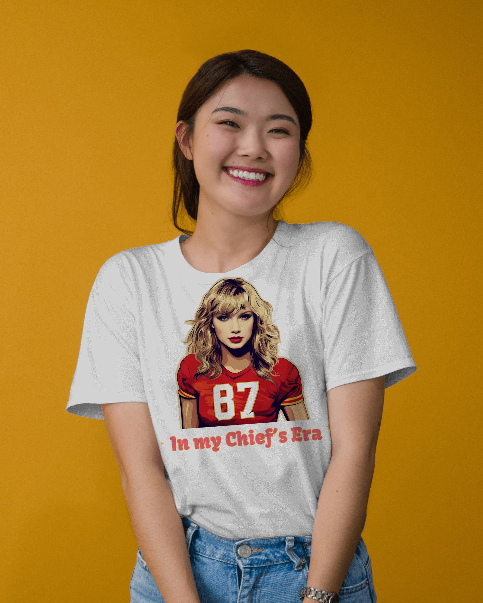 Travis & Taylor Eras PNG, Swiftie Football Design, Eras Tour 87 Art ...