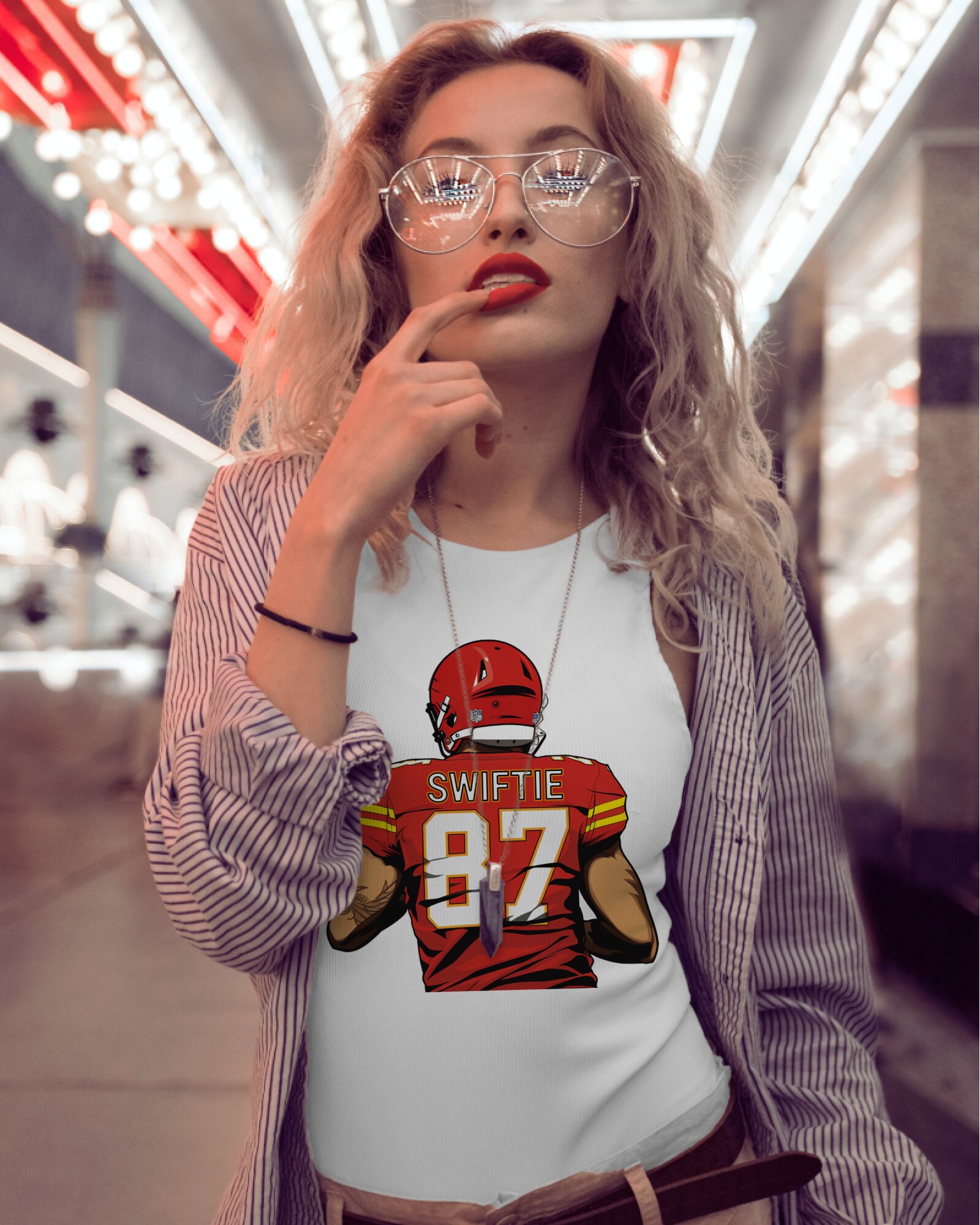 Travis & Taylor Eras PNG, Swiftie Football Design, Eras Tour 87 Art ...