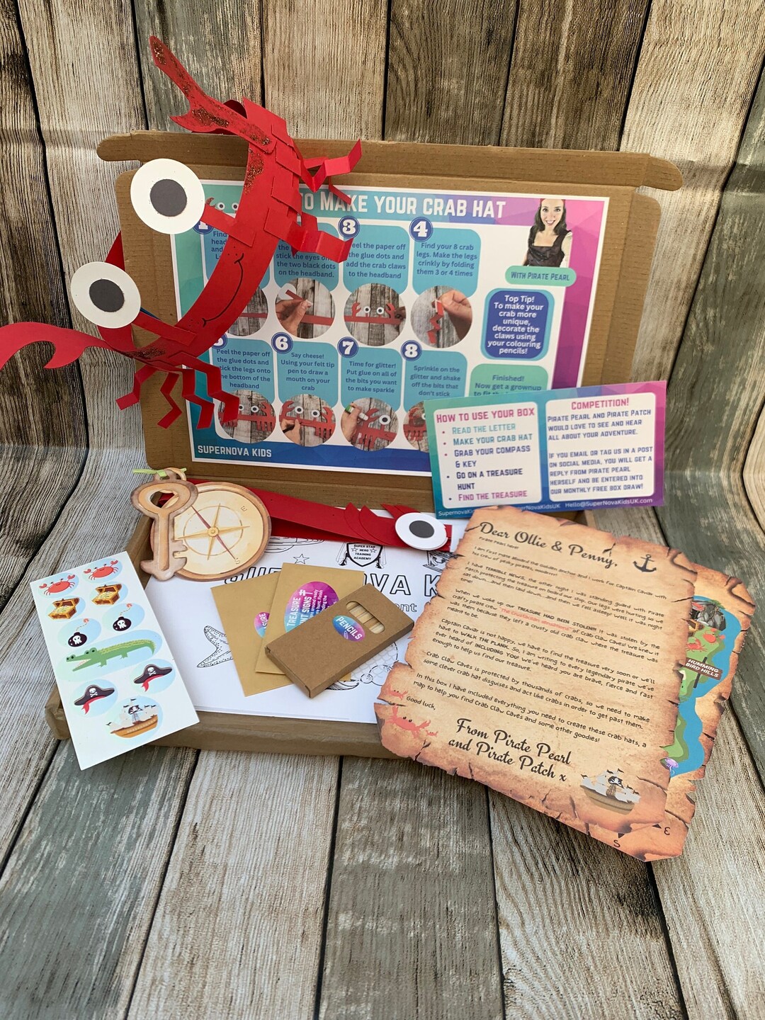 Kids Craft Packs Children Crafts for Rainy Day Kids Activity Pirate ...