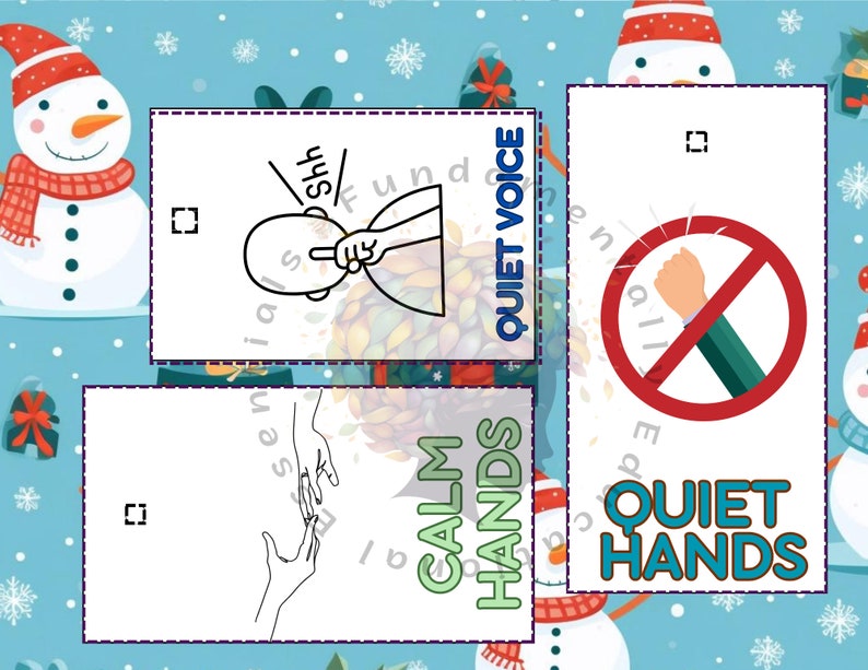 9 Tiered Cue Cards Visual Cues Autism Classroom Support - Etsy