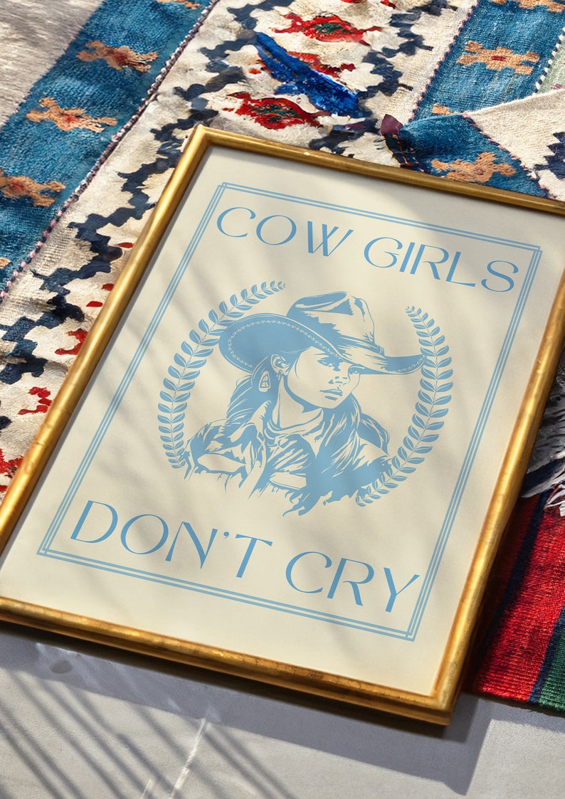 9pack Coastal Cowgirl-beachy Boho Decor Digital Poster Prints Beach ...