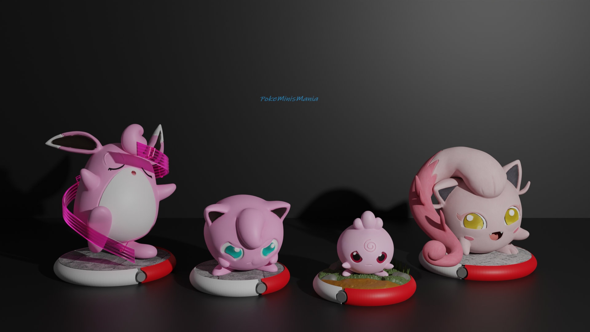 Jigglypuff Evolution Line DIY Painting - Etsy