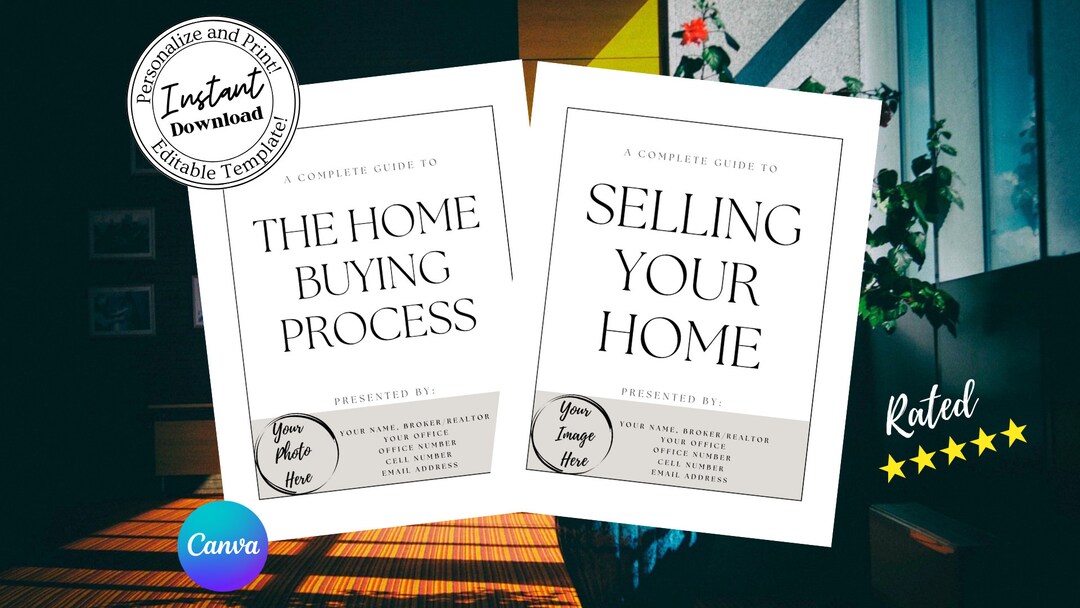 Real Estate Buyer and Seller Guide, Marketing Template BUNDLE ...