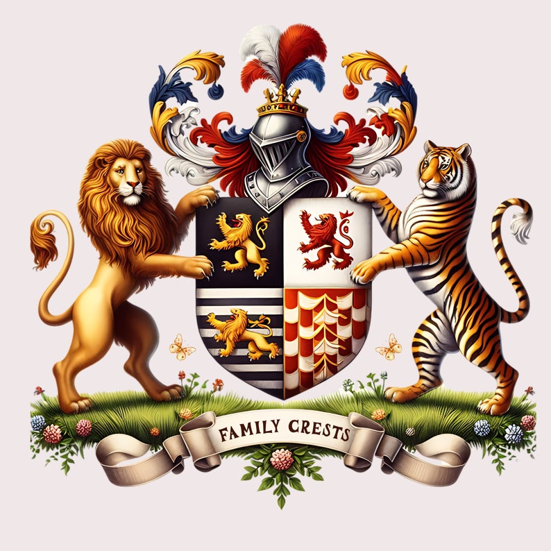 Unique Ai-enhanced Family Crests the Perfect Gift for Families and ...