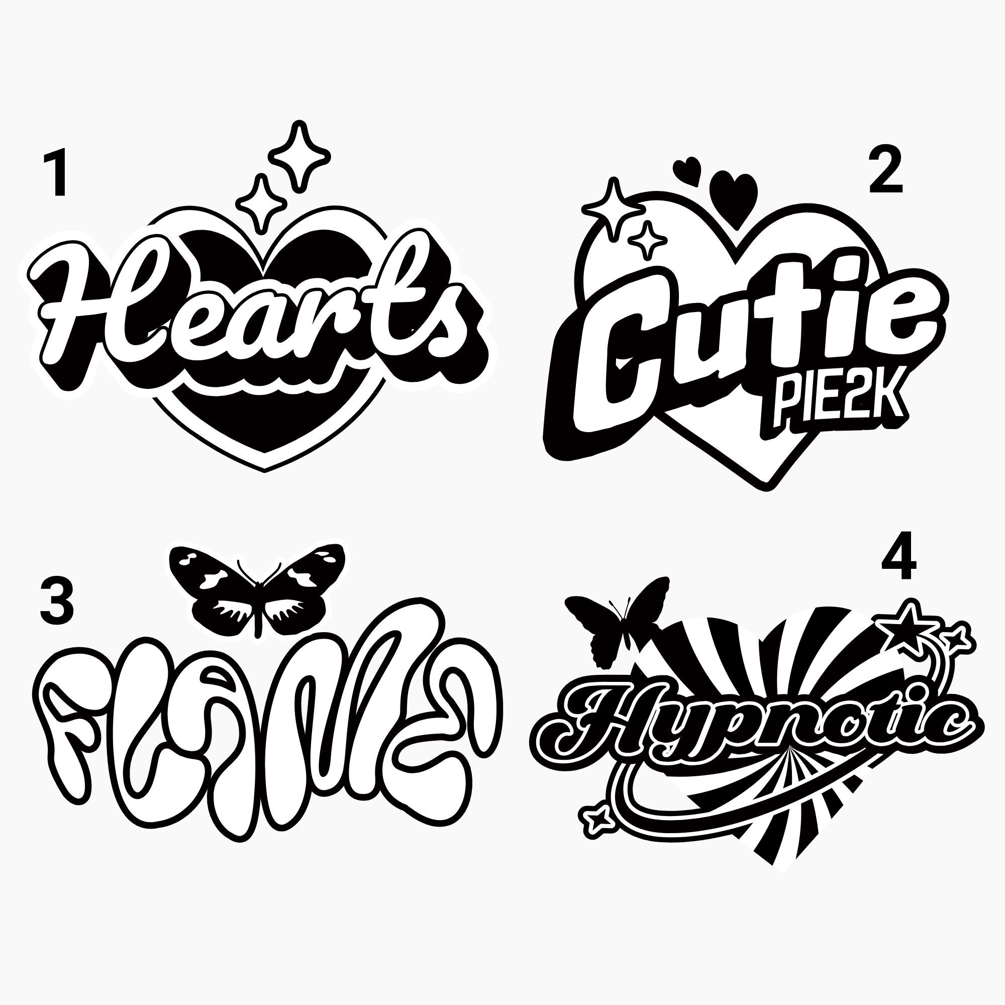 Custom Digital Y2K Logo,y2k Logo , Logo Neon Light, 80s Retro, Custom ...