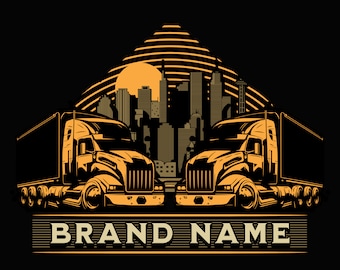 Trucking Logo, Big Rig Logo, Trucking Company Logo, Moving Truck, Semi ...