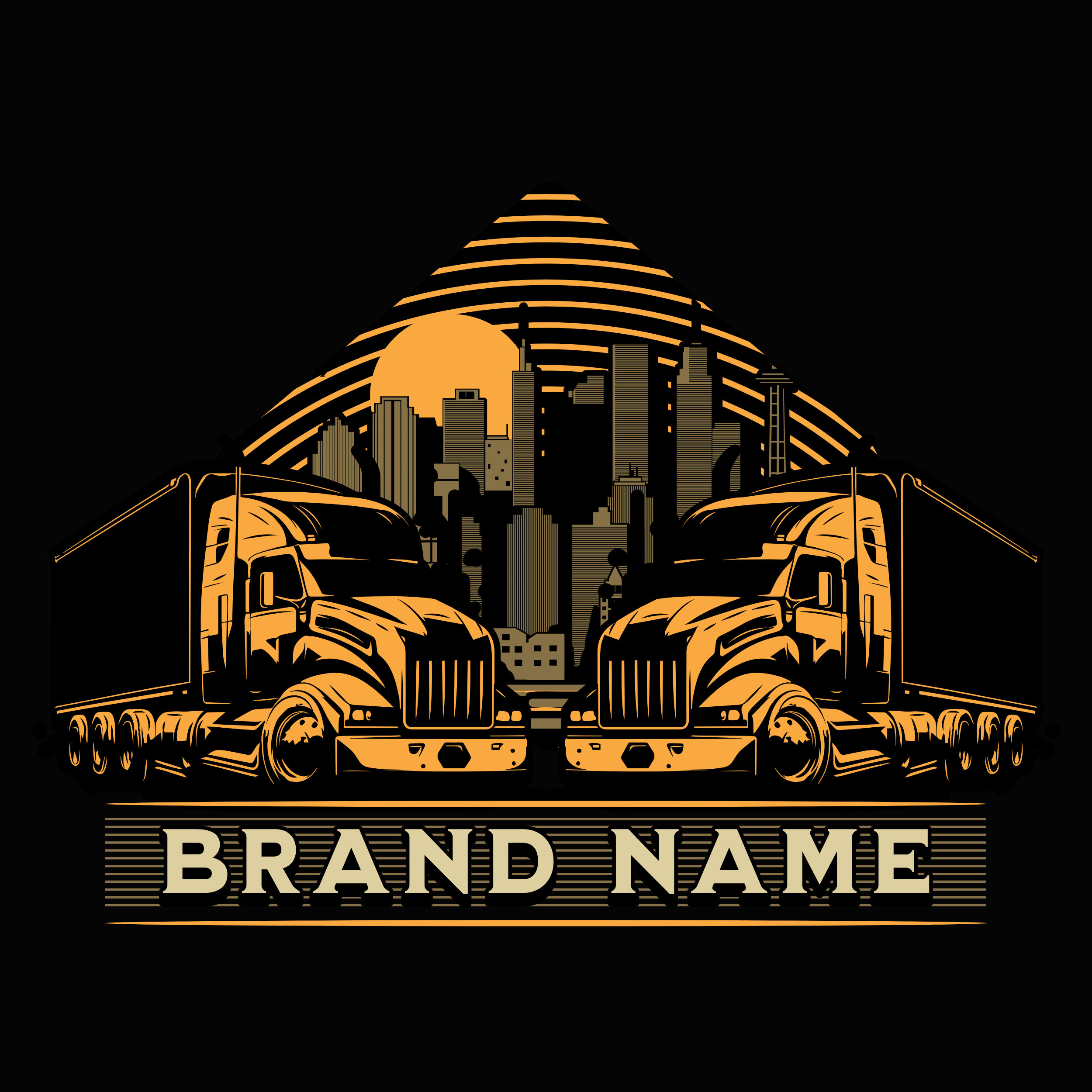 Logo Design, Custom Logo Design,trucking Logo, Big Rig Logo, Trucking ...