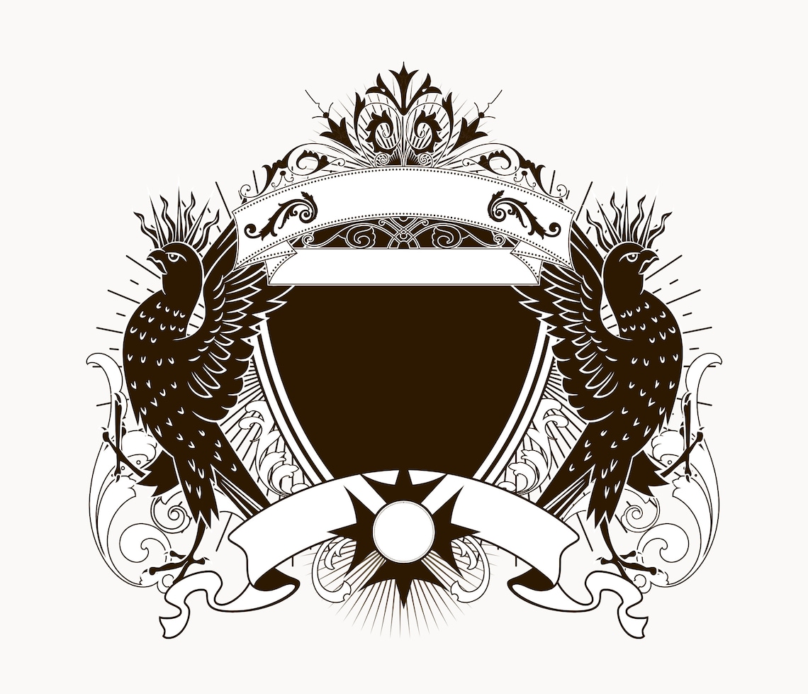 Family Crest Coat of Arms Family Crest, Png, Jpg, Ai, Eps, Dxf, Pdf - Etsy