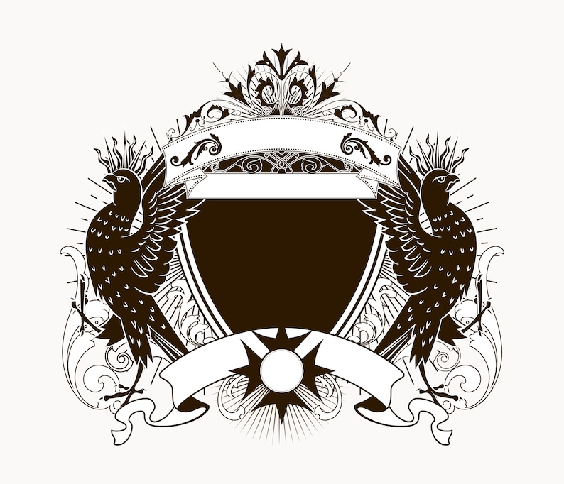 Family Crest Coat of Arms Family Crest, Png, Jpg, Ai, Eps, Dxf, Pdf - Etsy