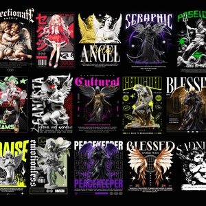 150 Exceptional Angel Streetwear Designs , T-shirt Designs Bundle ...