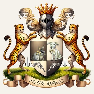 Ai-enhanced Family Crest – Custom Watercolor Heritage Art (digital ...