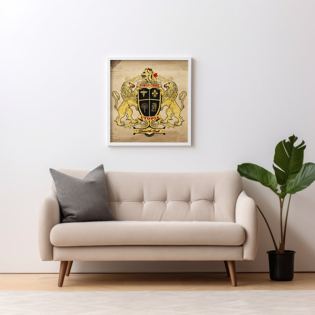 Family Crest Coat of Arms | Custom Logo Design | Family Crest | A ...
