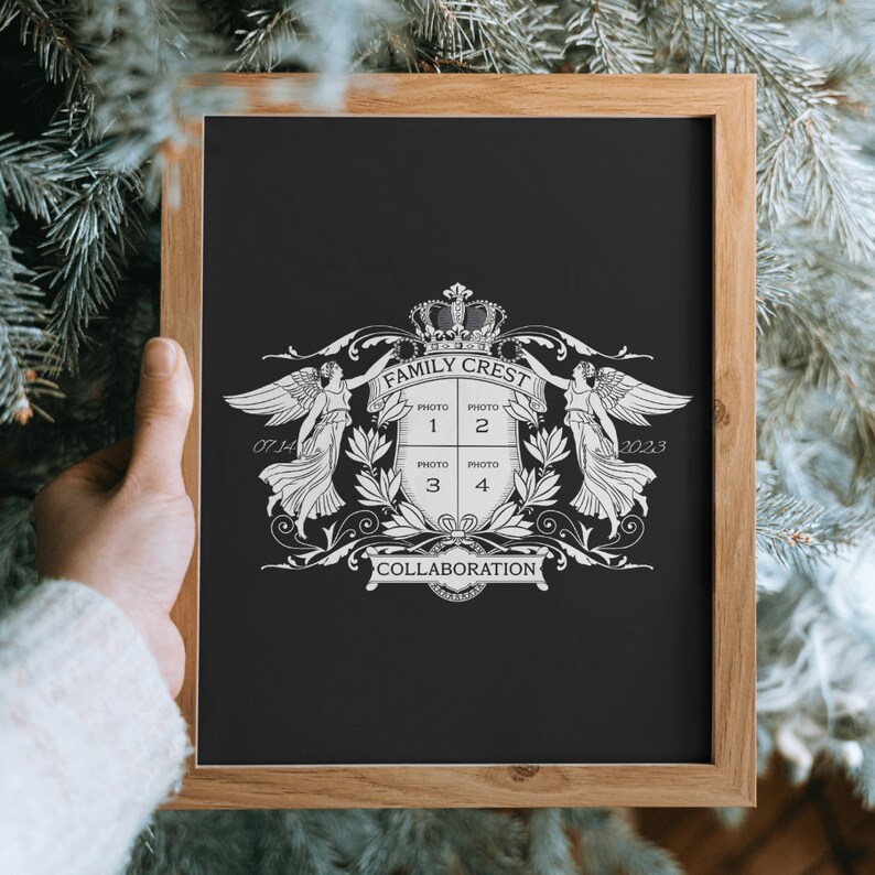 Family Crest Coat of Arms | Custom Logo Design | Family Crest,wedding ...