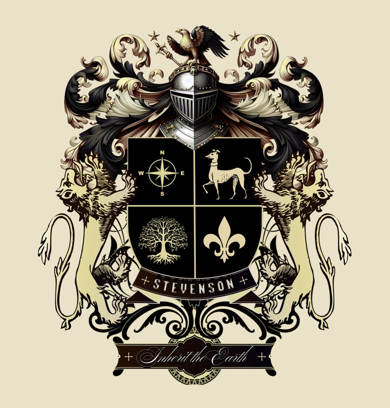 Create Your Unique Family Crest and Coat of Arms | Personalized Family ...