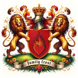 Unique Ai-enhanced Family Crests - the Perfect Gift for Families and ...