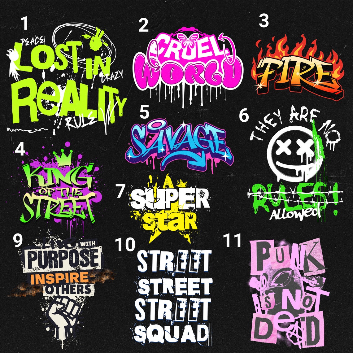 Customized Graffiti in Street Art Style With Personalized Name, PNG ...
