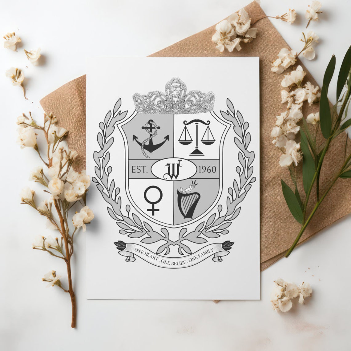 Personalized Family Crests,custom Logo Design Family Crest ,victor - Etsy