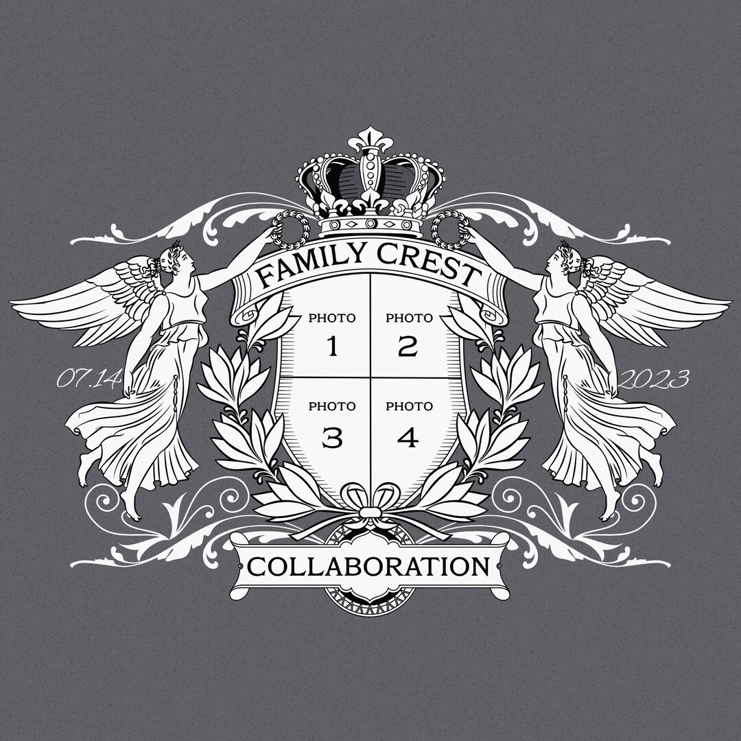 Family Crest Coat of Arms | Custom Logo Design | Family Crest,wedding ...