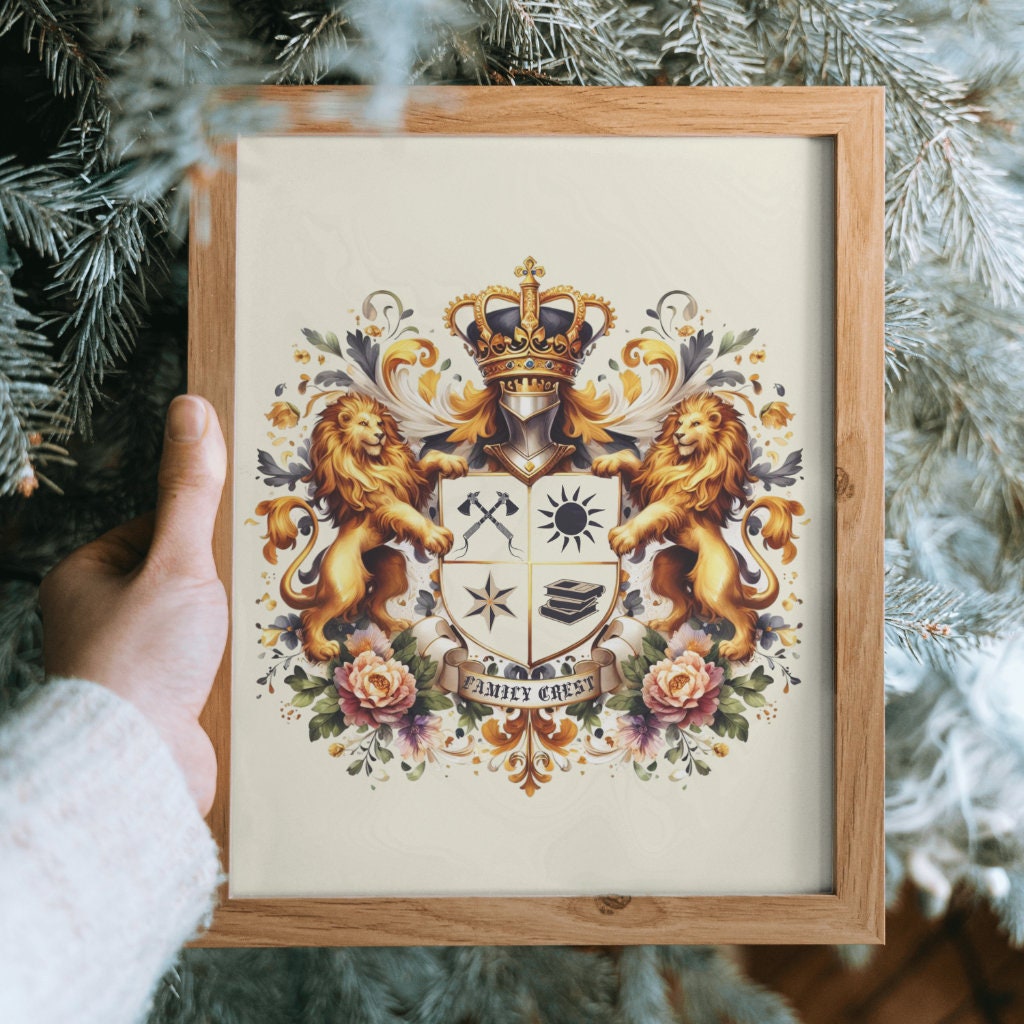 Personalized Family Crests,custom Logo Design Family Crest,jpg,png - Etsy