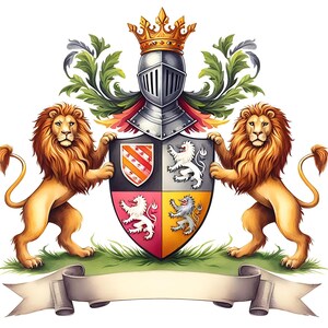 Unique Ai-enhanced Family Crests - the Perfect Gift for Families and ...